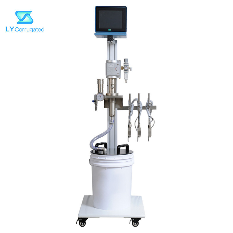 Corrugated Paper Board Cardboard Box Carton Machine Cold Glue ...