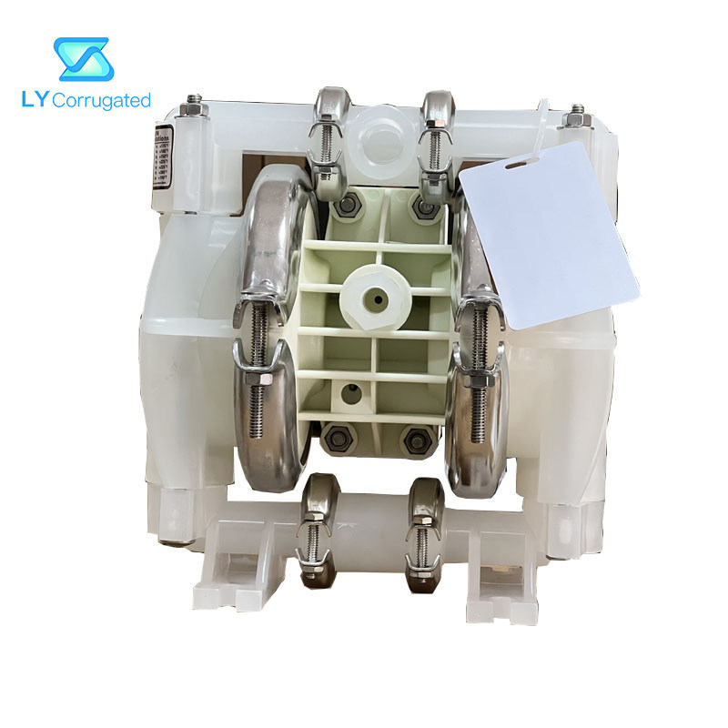 Double Air Diaphragm Chemical Liquid Pump 1'' 2'' For Cardboard Carton ...