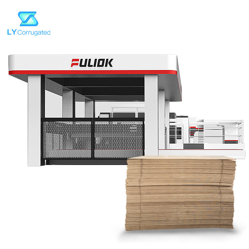 1800mm Corrugated Cardboard Machine Box Production Line Equipment Dry ...