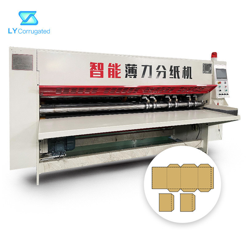Automatic Cardboard Box Cutting Machine , ODM Thin Blade Slitter Scorer ...