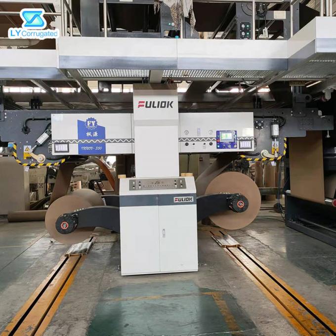Lap Joint Corrugator Splicer , 2500mm Cardboard Box Manufacturing Machine