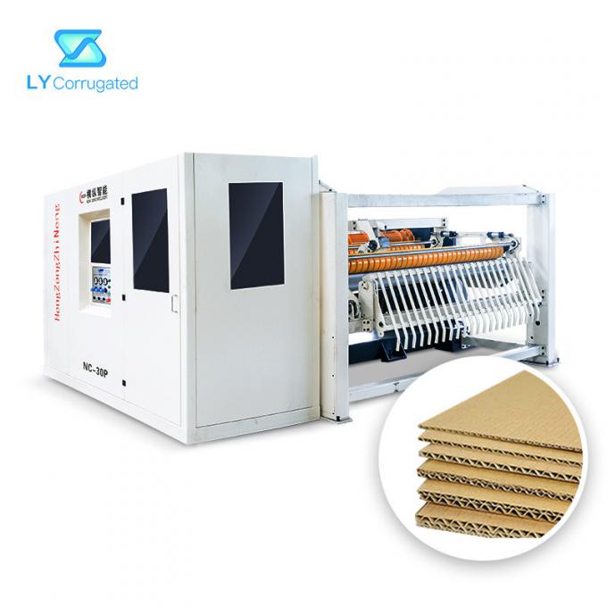6.5t Cardboard Box Cutting Machine 83kw Power For 7ply Cardboards
