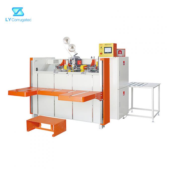 Fully Automatic Carton Box Stitching Machine 30-140mm Pitch 450 Nails/Min