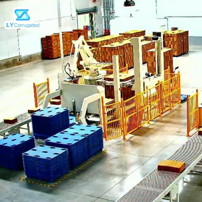 Intelligent Stacking Palletizer Arm Robot System For Corrugated Carton Box